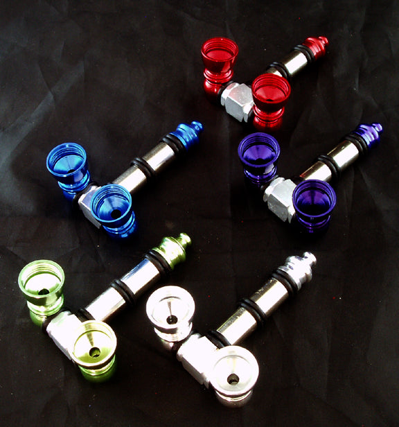 UNIQUE 3" DOUBLE BOWL METAL PIPE. VARIOUS COLORS. MP-31 – Gorilla Glass ...